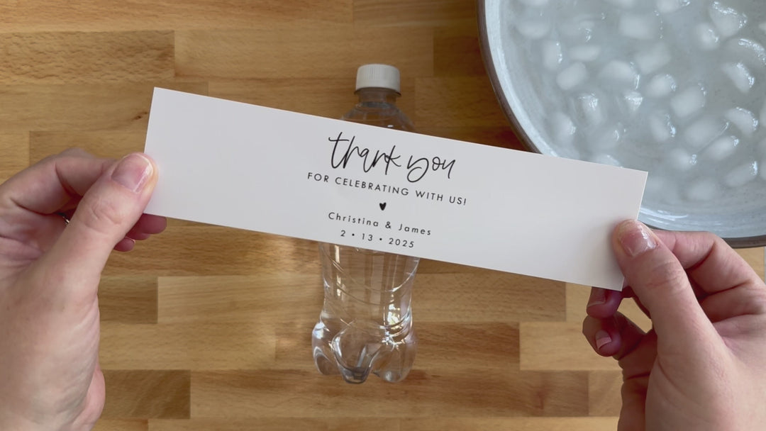 Love is Refreshing Personalized Water Bottle Labels for Weddings ...
