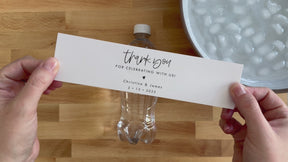 Love is Refreshing Personalized Water Bottle Labels for Weddings ...