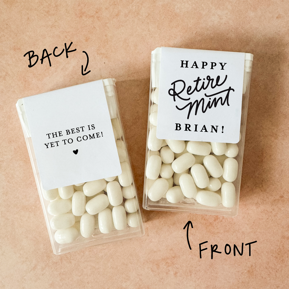 Retire-MINT Custom Tic Tac Labels - Retirement Party Favors – Plum ...
