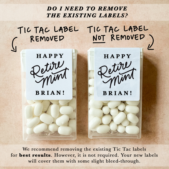 Retire-MINT Custom Tic Tac Labels - Retirement Party Favors – Plum ...