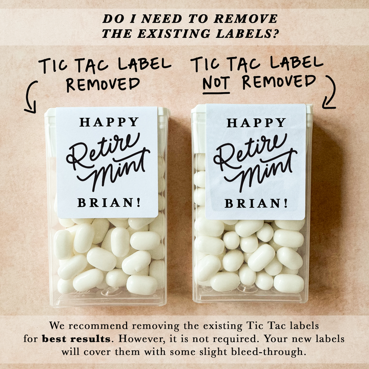 Retire-MINT Custom Tic Tac Labels - Retirement Party Favors – Plum ...
